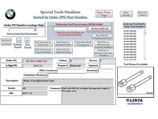 BMW Equipment Program